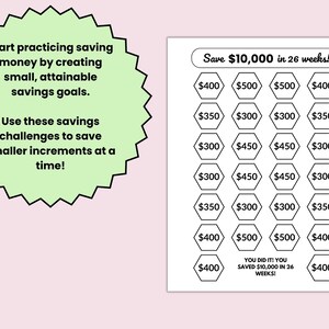 Savings Challenge Bundle, Money Saving Challenge, Savings Tracker ...