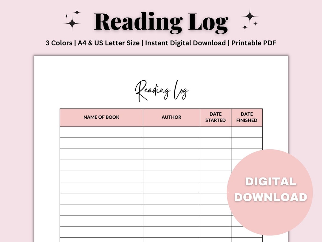 Reading Log, Summer Reading, Bucket List, Summer Reading Challenge ...