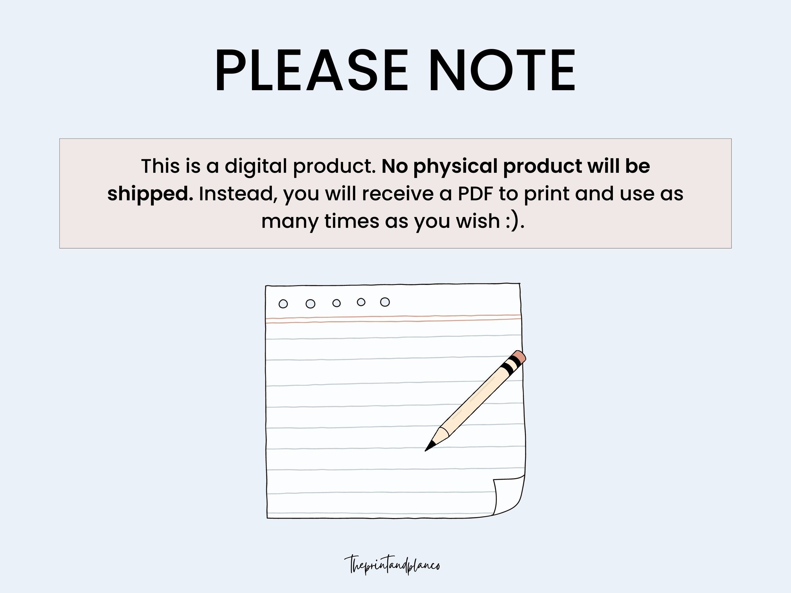 Wish List Template Printable, Birthday Wish List, Shopping List, Things ...