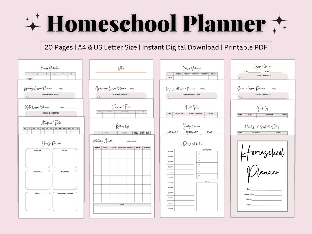 Homeschool Planner, Homeschool Printables, Homeschool Mom, Mom Planner ...