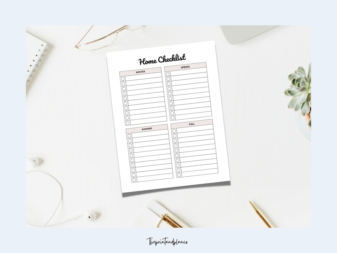House to Do List Home Repair Checklist House Projects List - Etsy