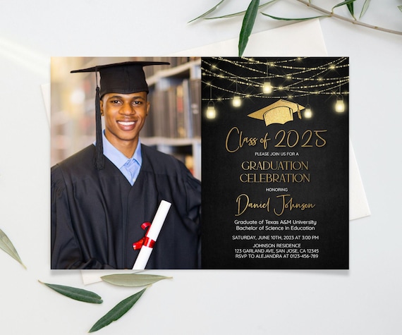 Graduation Invitations Artwork