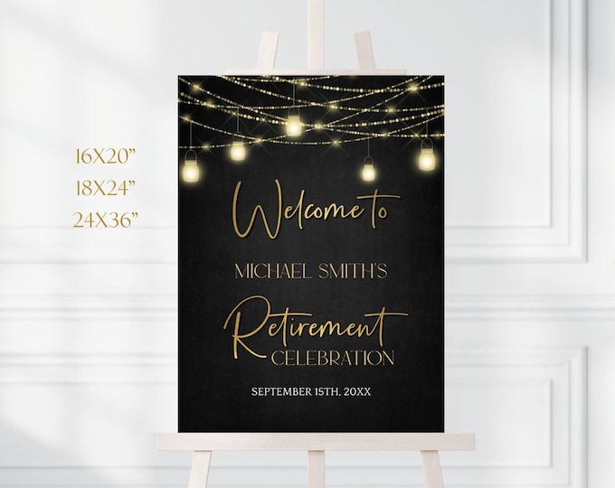 Editable Surprise Retirement Party Invitation Template, Retirement ...