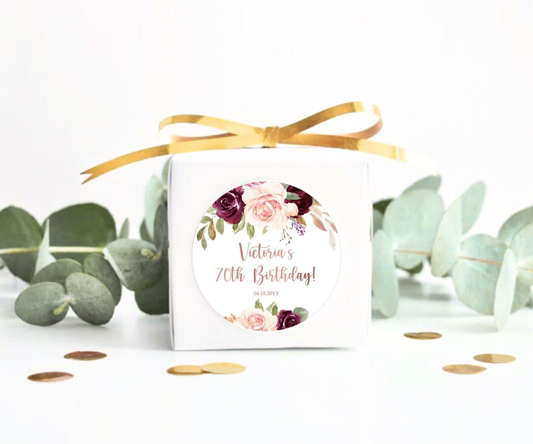 Editable Party Favor Tags, Birthday Party Gift Tag or Label, Thank You ...