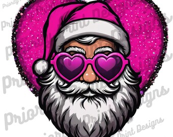 Vintage Digital Clipart Pink Santa Claus 23 Christmas Vintage Greeting ...