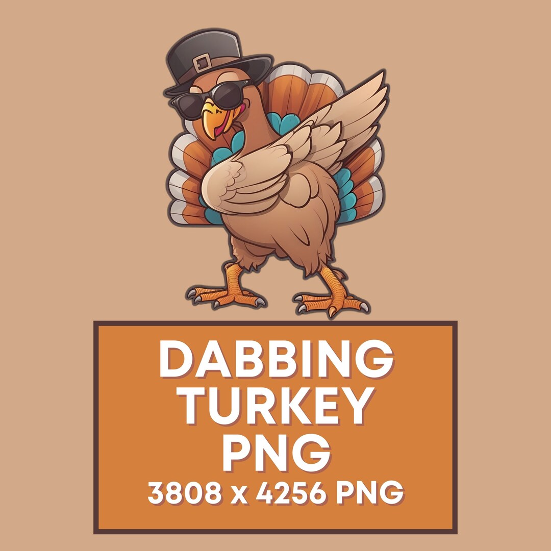Funny Thanksgiving Turkey PNG, Digital Art Turkey PNG, Hello Fall ...
