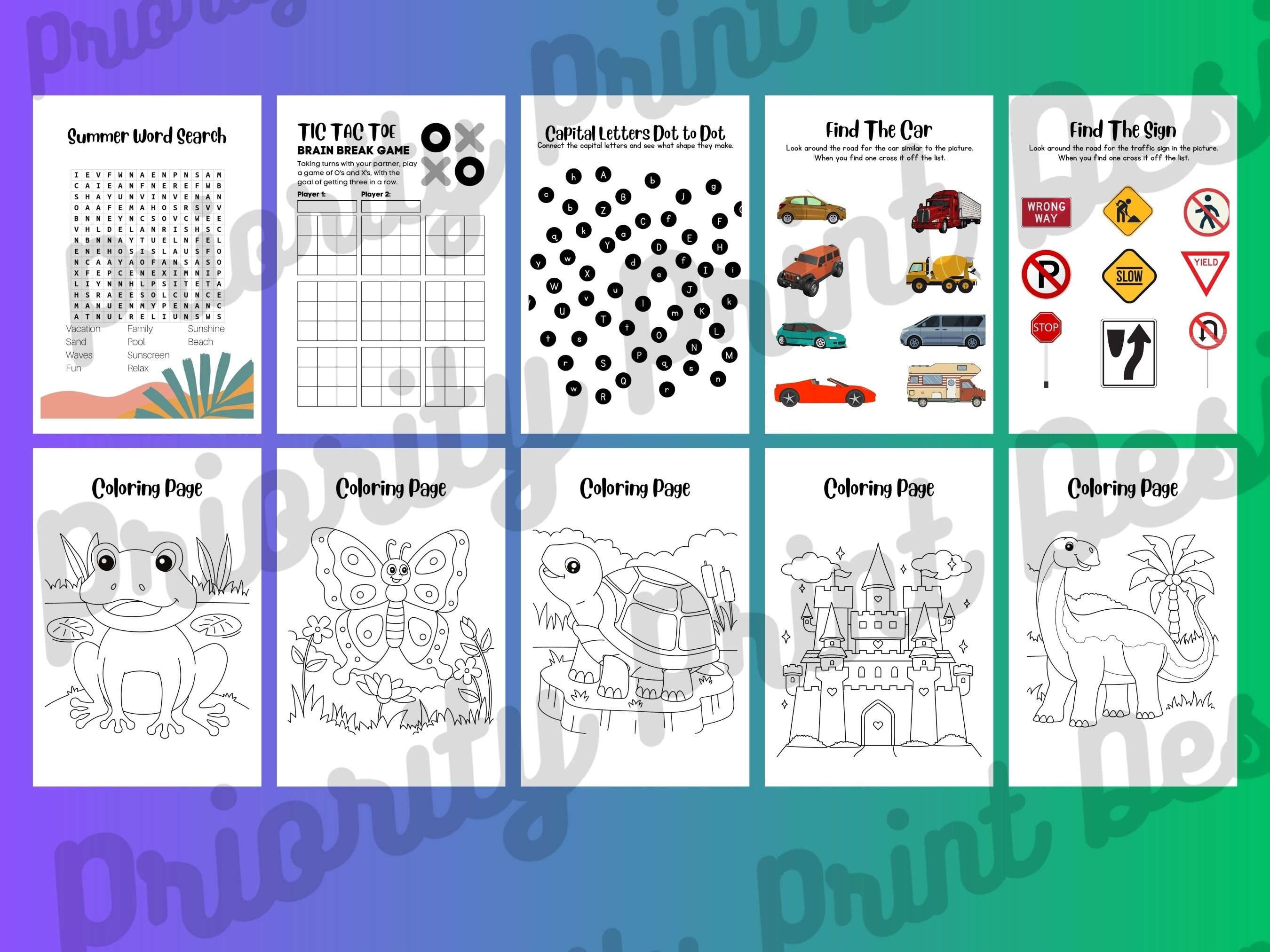 Family Road Trip Activities, Kids Car Games, Road Trip Activities ...