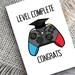 Level Complete Graduation Card - Funny Grad Card - Senior 2023 2024 ...