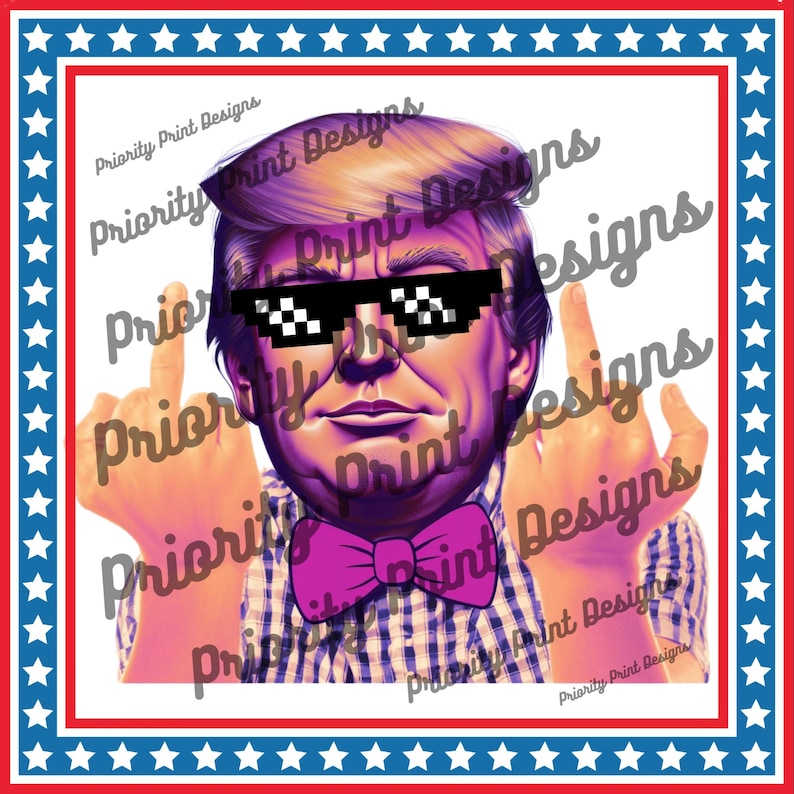 Trump Middle Finger PNG, Trump 2024 SVG, Trump PNG, Donald Trump Felong ...