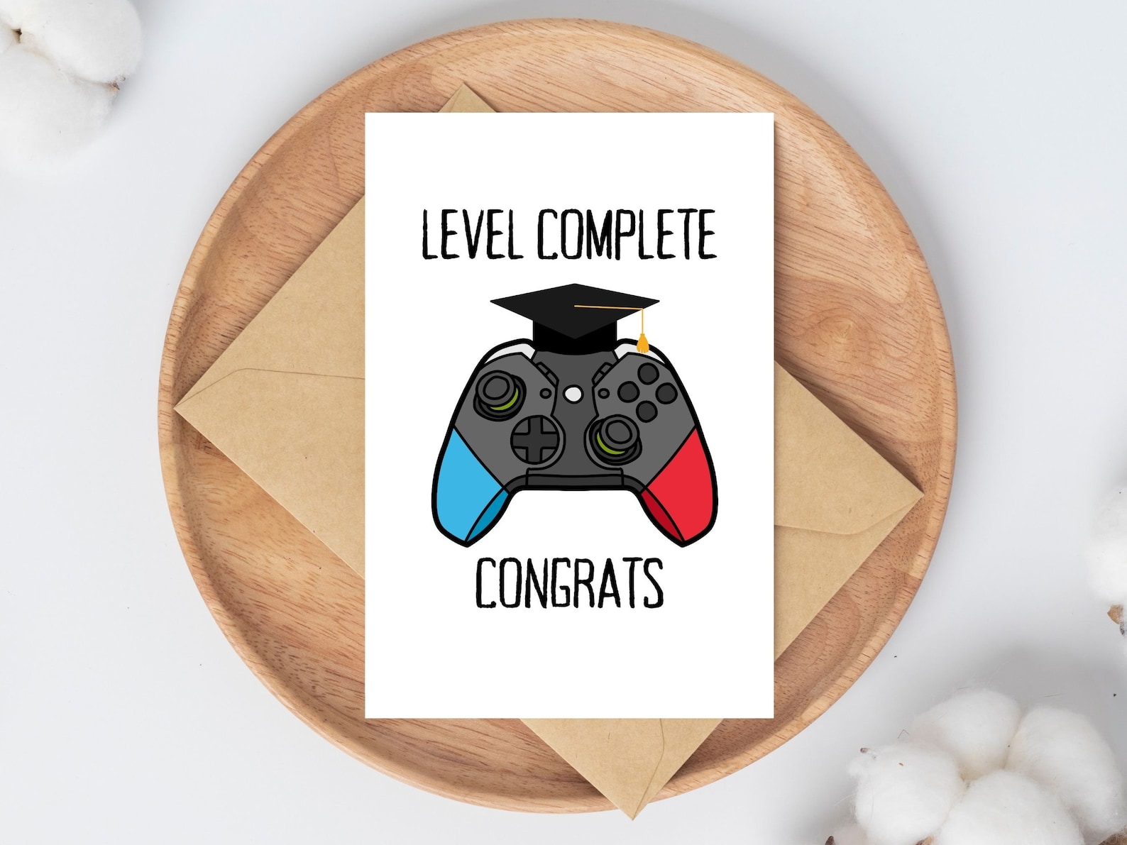 Level Complete Graduation Card - Funny Grad Card - Senior 2023 2024 ...