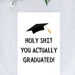 Funny Graduation Card – Instant Download – Printable Card – Funny Grad ...