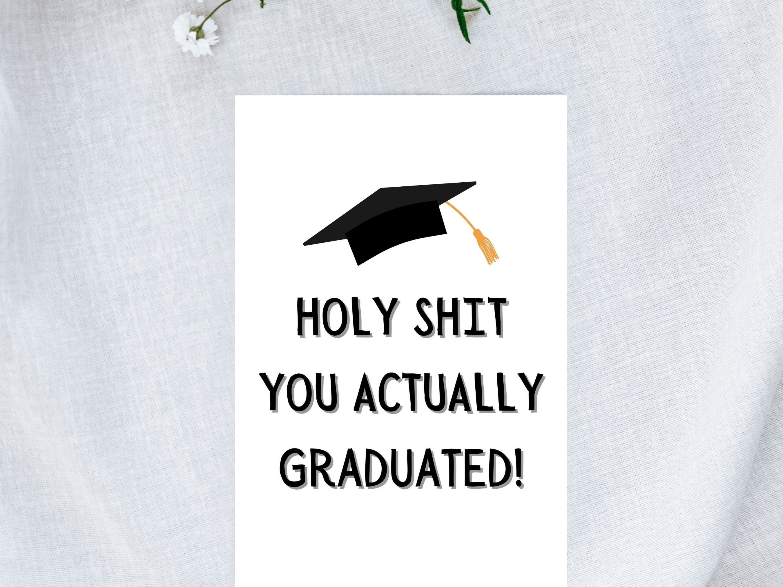 Funny Graduation Card – Instant Download – Printable Card – Funny Grad ...