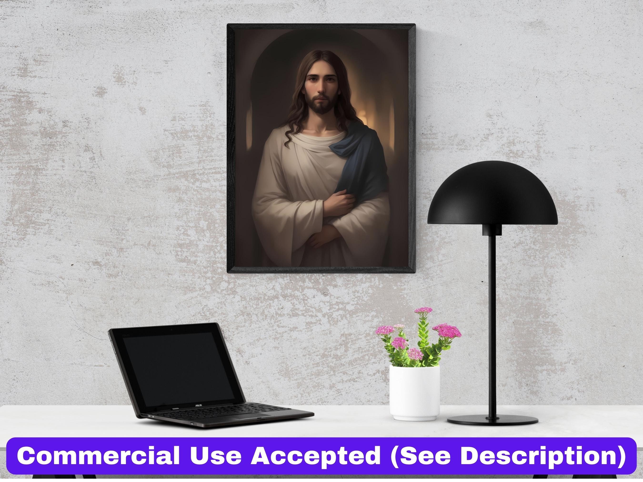 20 Jesus Christ Digital Painting Jpgs Instant Download Downloadable Art ...