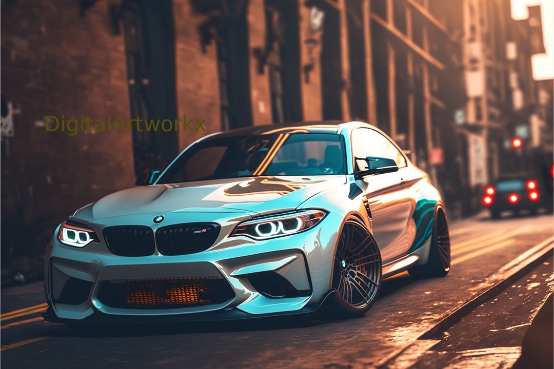 Printable, BMW M2 Competition, M2 Digital Image, Digital Art, Download, Digital Car, Digital ...