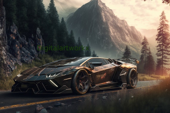Modified Lamborghini Aventador Wallpaper