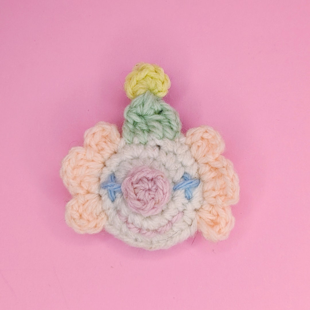 Pastel Colourful Party Clown Pin - Etsy