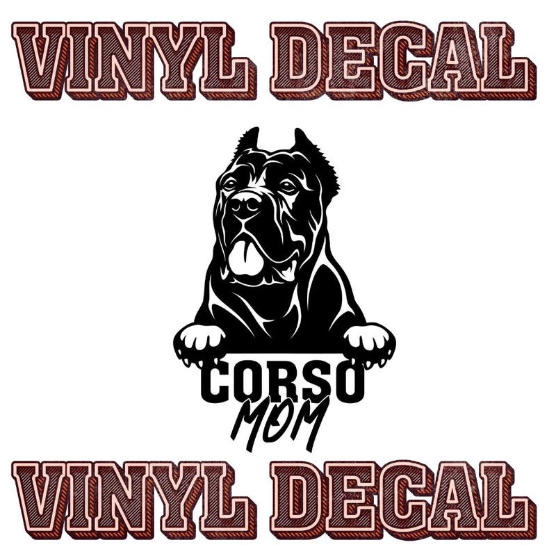 Car Decals Cane Corso - Etsy