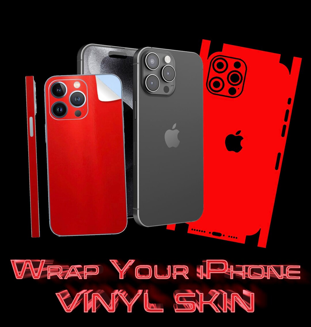 Custom iPhone Skin Wrap – Protective Vinyl Decal | Personalized iPhone ...