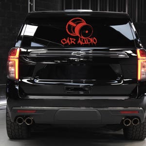 Car Audio Subwoofer Decal - Etsy
