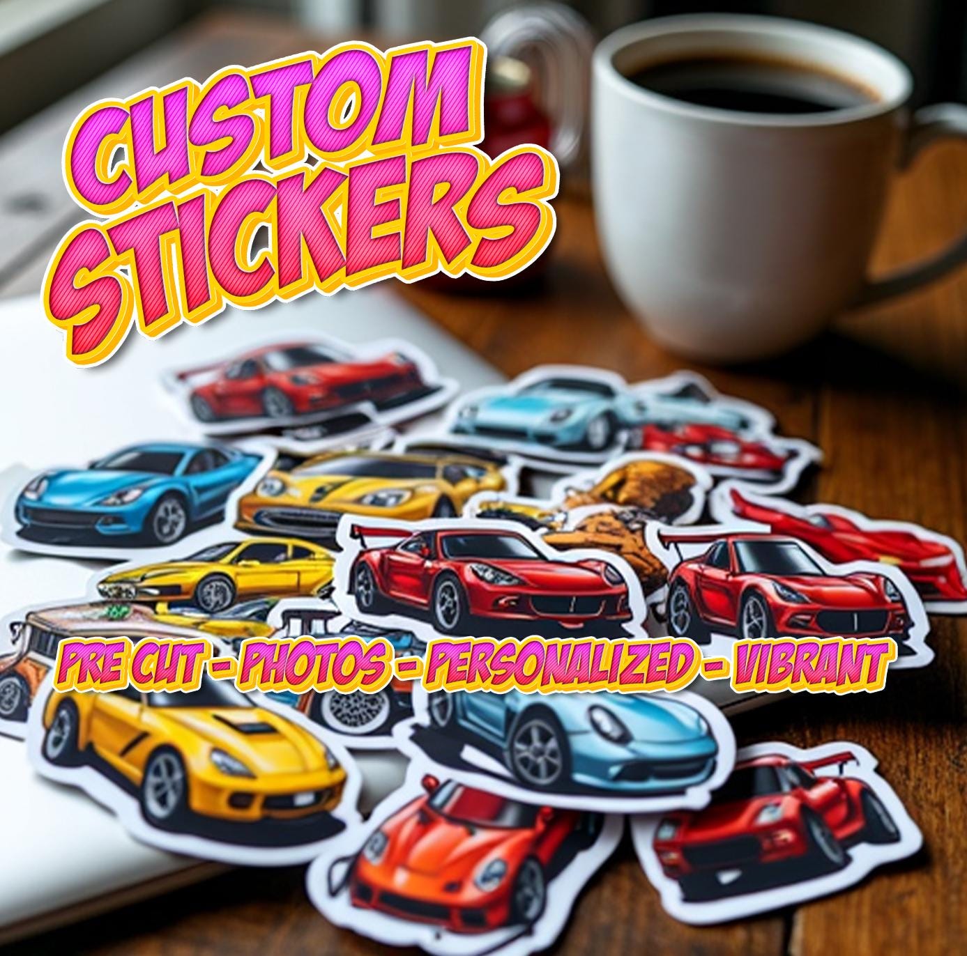 Custom Photo Sticker | Waterproof Vinyl Sticker | Graphic Stickers ...