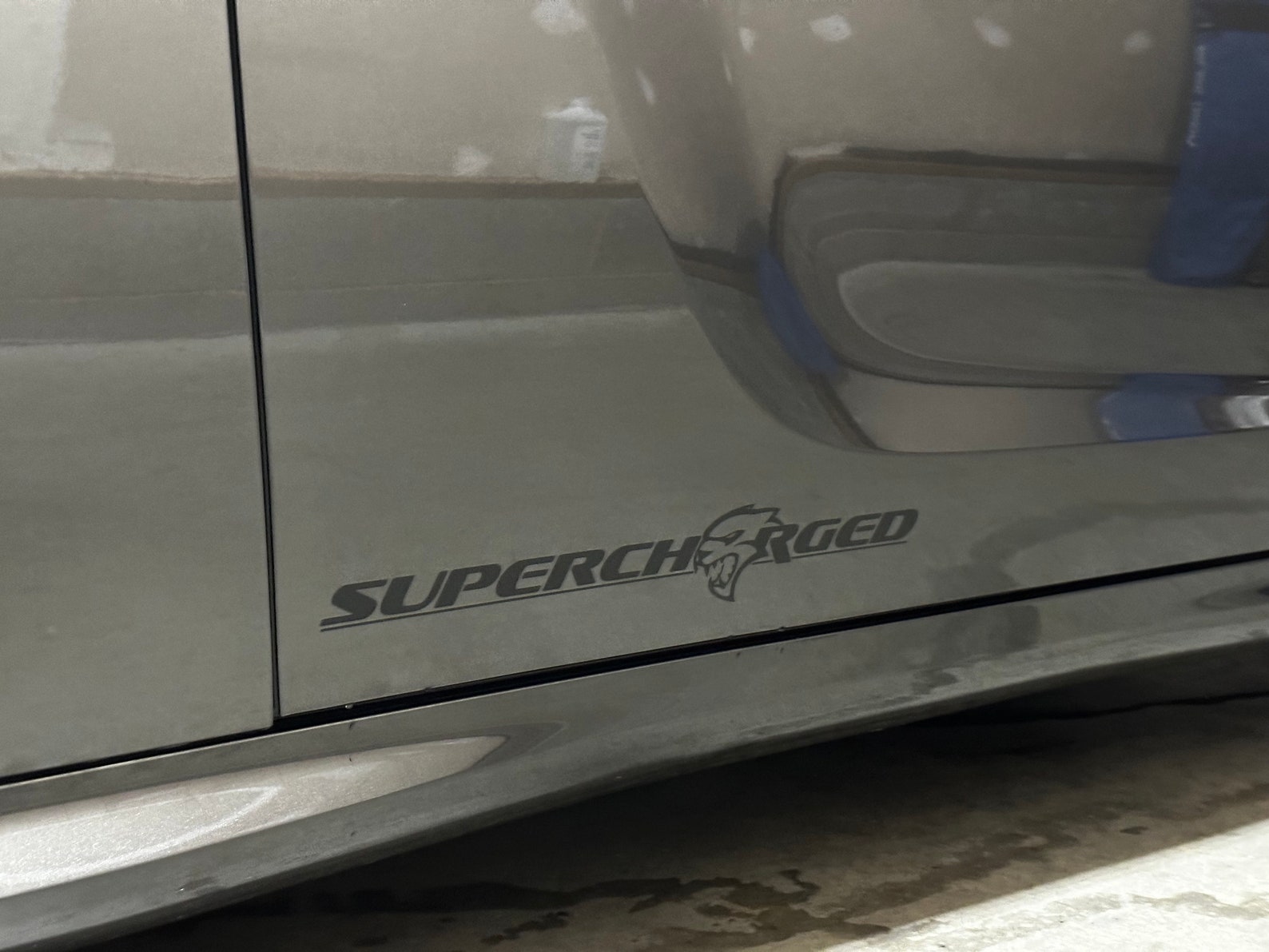 Hellcat Logo Supercharged Custom Vinyl Decal - Etsy