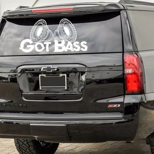 Got Bass Car Audio Decal - Etsy
