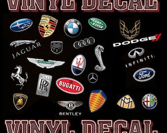 Personalized Custom Car Window | Bumper Vinyl Decal Sticker - Etsy