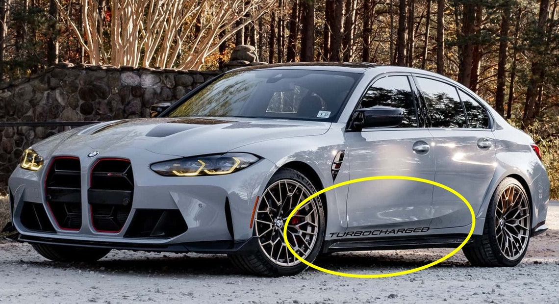 Turbocharged Text Vinyl Decal - Etsy