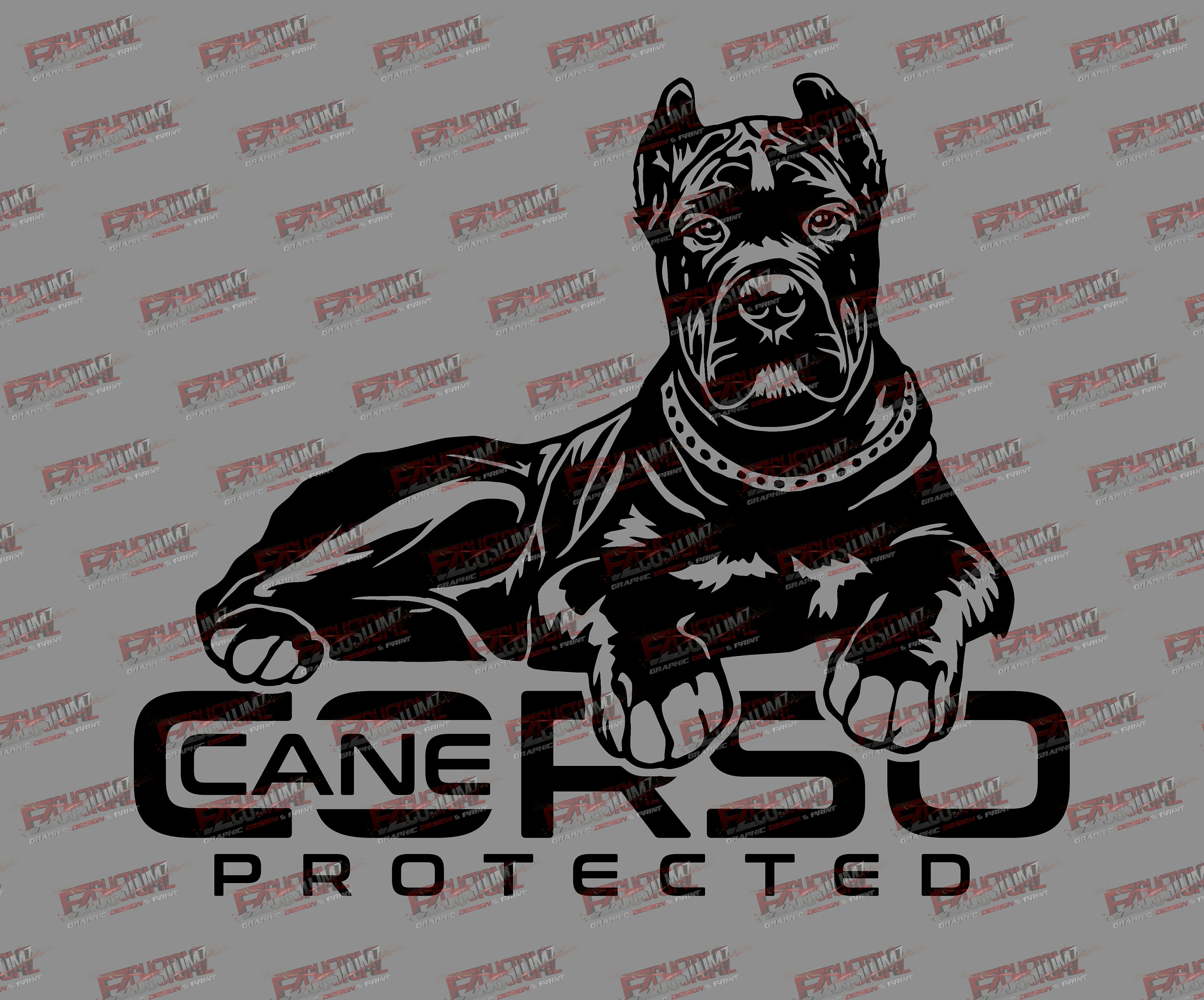 Cane Corso Protected Car Decal - Etsy