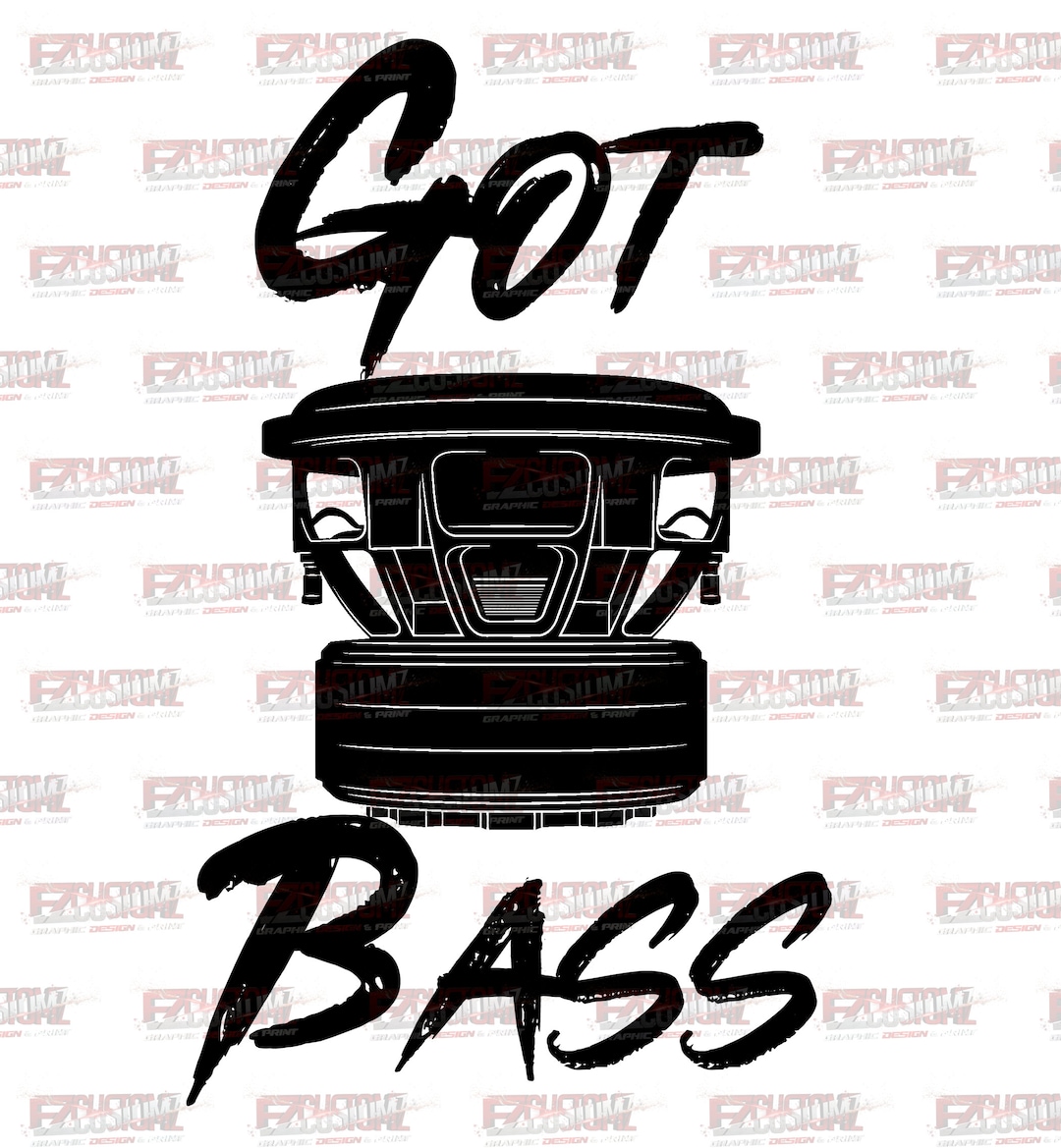 Got Bass Car Audio Decal - Etsy