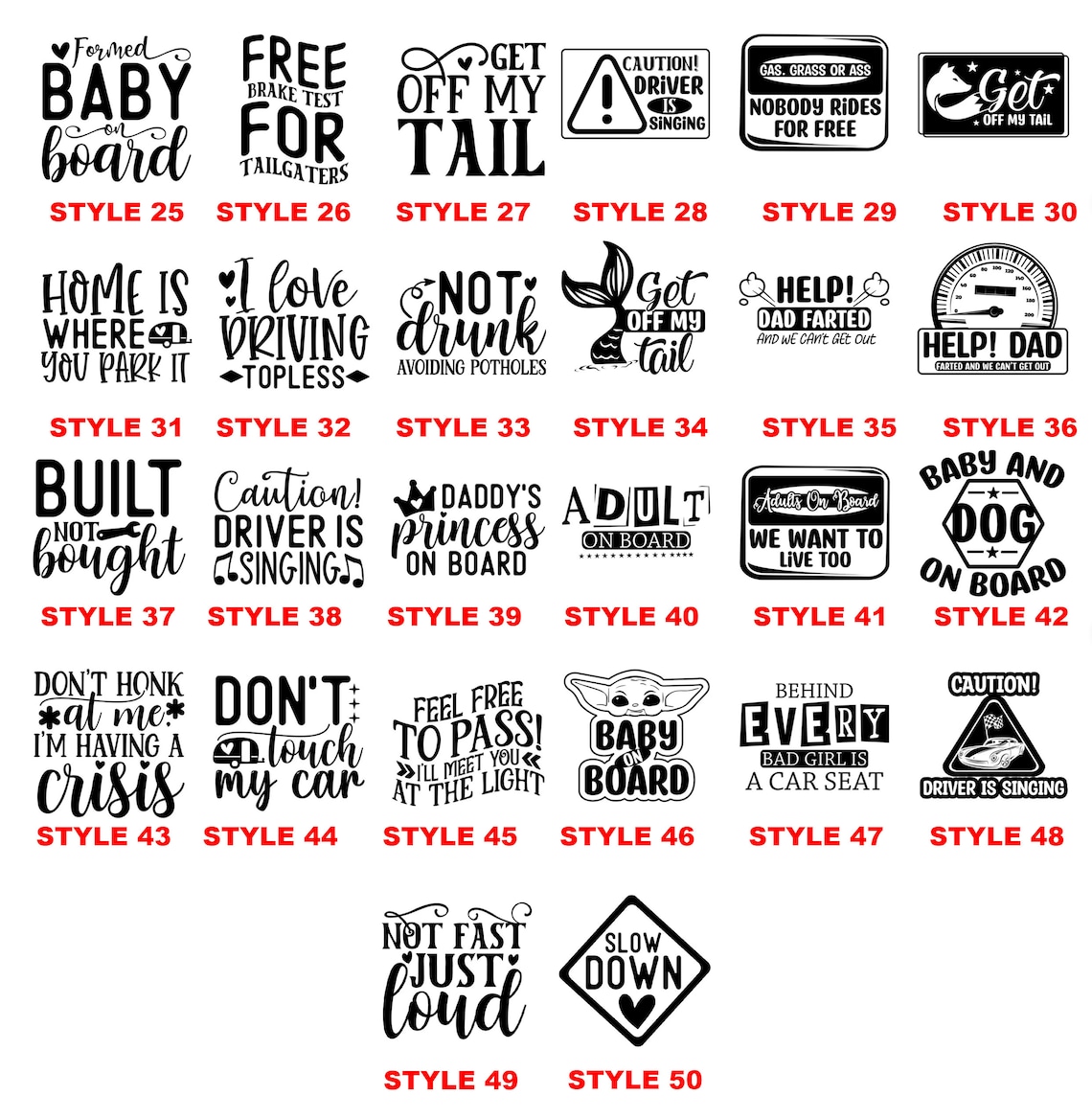 Personalized Custom Car Window | Bumper Vinyl Decal Sticker - Etsy