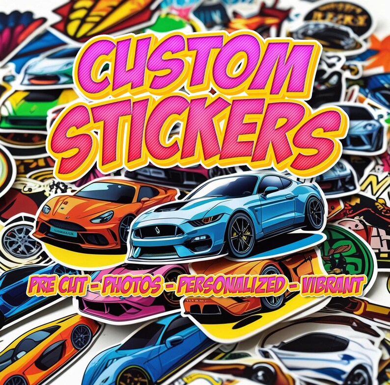 Custom Photo Sticker | Waterproof Vinyl Sticker | Graphic Stickers ...