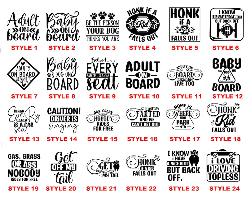 Personalized Custom Car Window | Bumper Vinyl Decal Sticker - Etsy