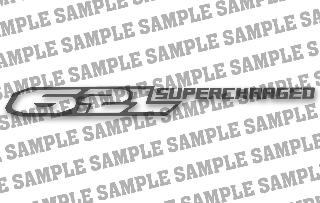6.2L Supercharged Custom Vinyl Decal - Etsy