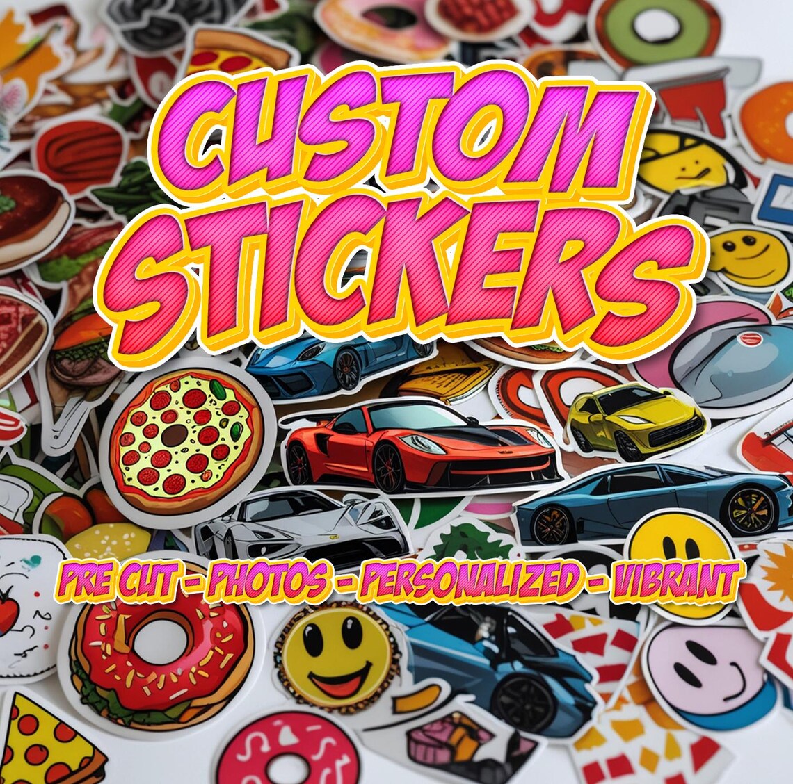 Custom Photo Sticker | Waterproof Vinyl Sticker | Graphic Stickers ...