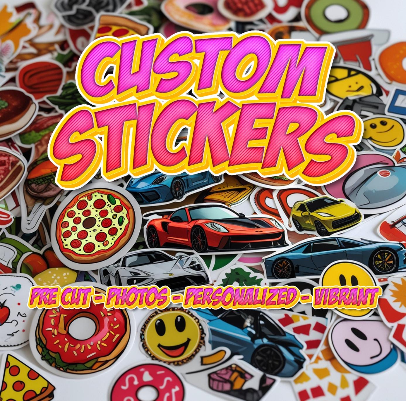 Custom Photo Sticker | Waterproof Vinyl Sticker | Graphic Stickers ...