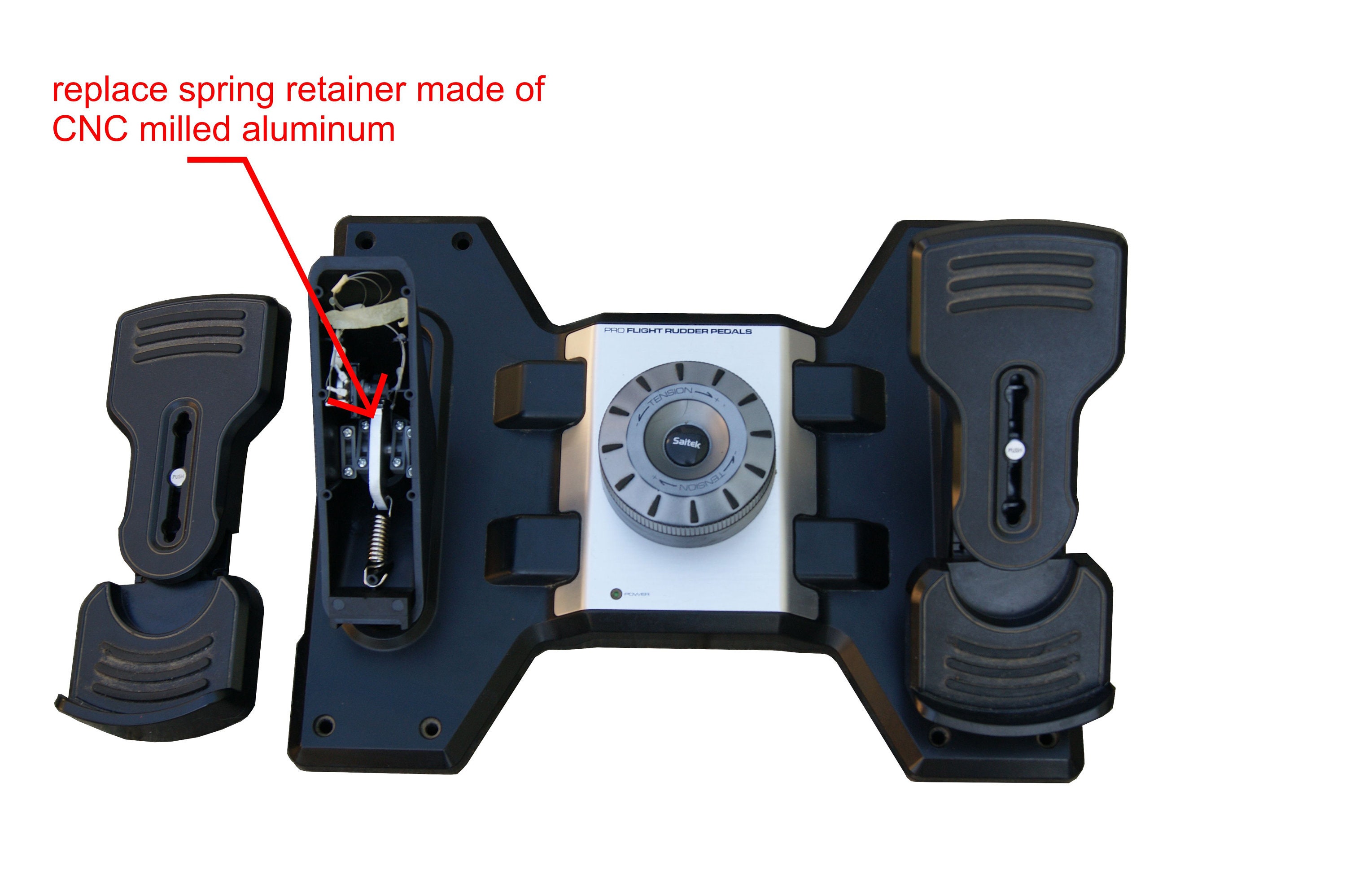 Upgrade & Spare Part for Saitek Pro Flight Rudder Pedals / Spare Part ...
