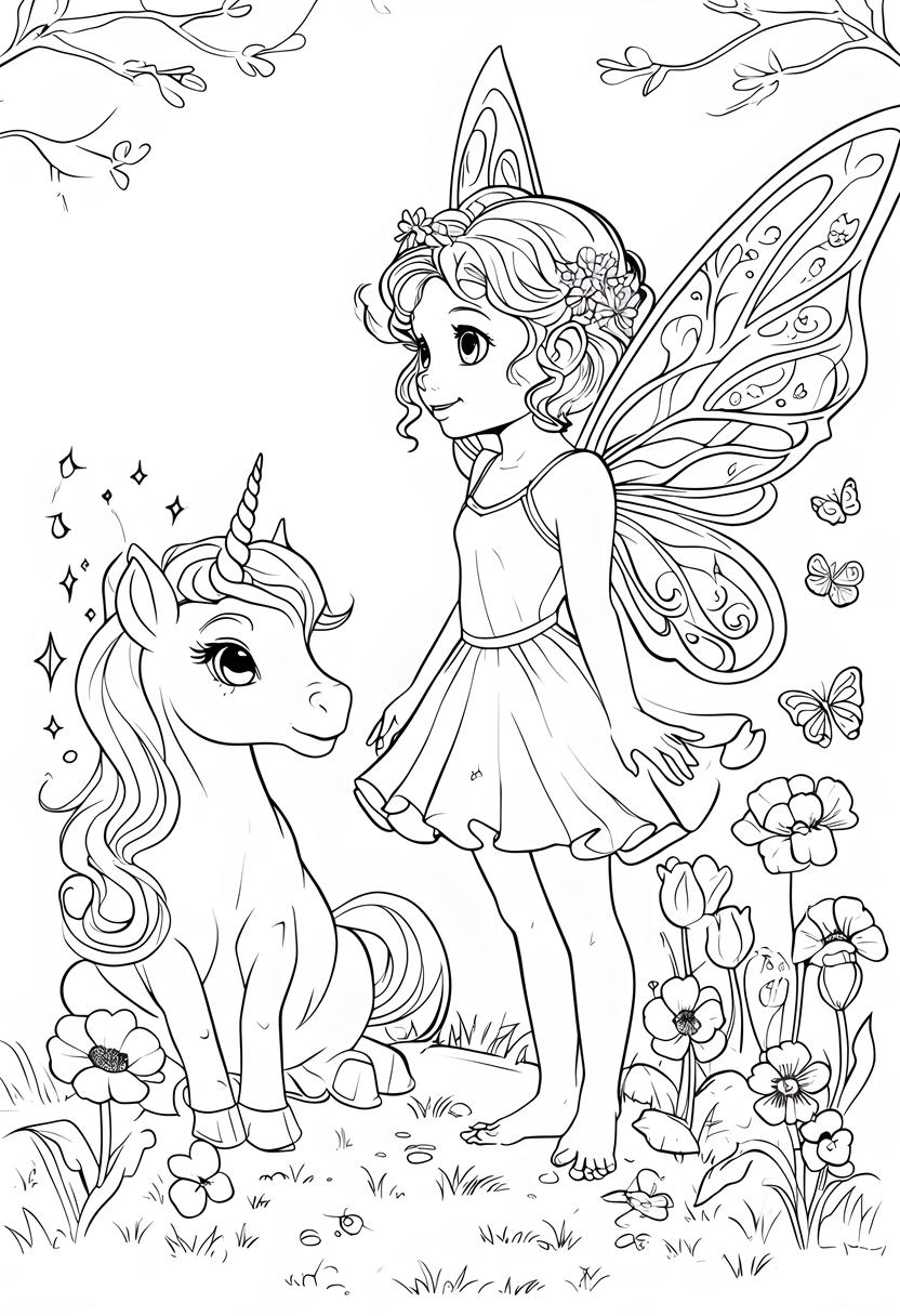 5 Page Unicorn Colouring Sheets - Digital Download - Etsy UK