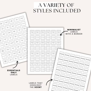 1 Inch Car Oil Diffuser Labels Template Editable Car Air Freshener ...