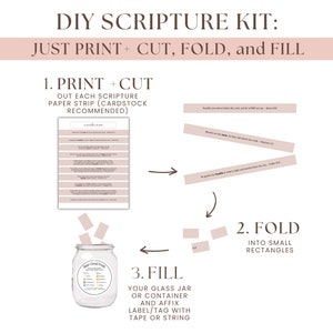 Scripture Jar Printable With Fruit of the Spirit, Praise Scriptures ...