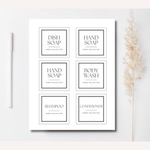 Editable Label Bundle for Home Organization| 11 Label Sizes| Printable ...