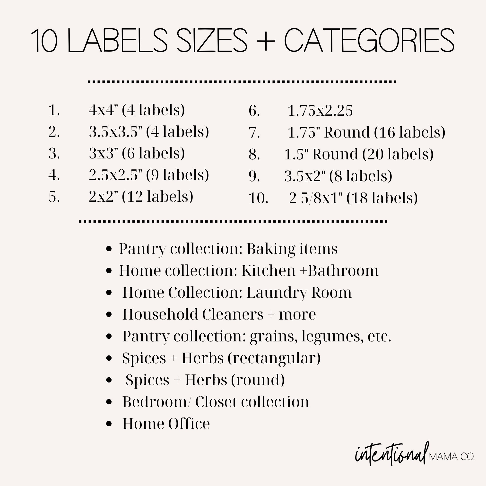 Editable Label Bundle for Home Organization 10 Label Sizes Printable ...
