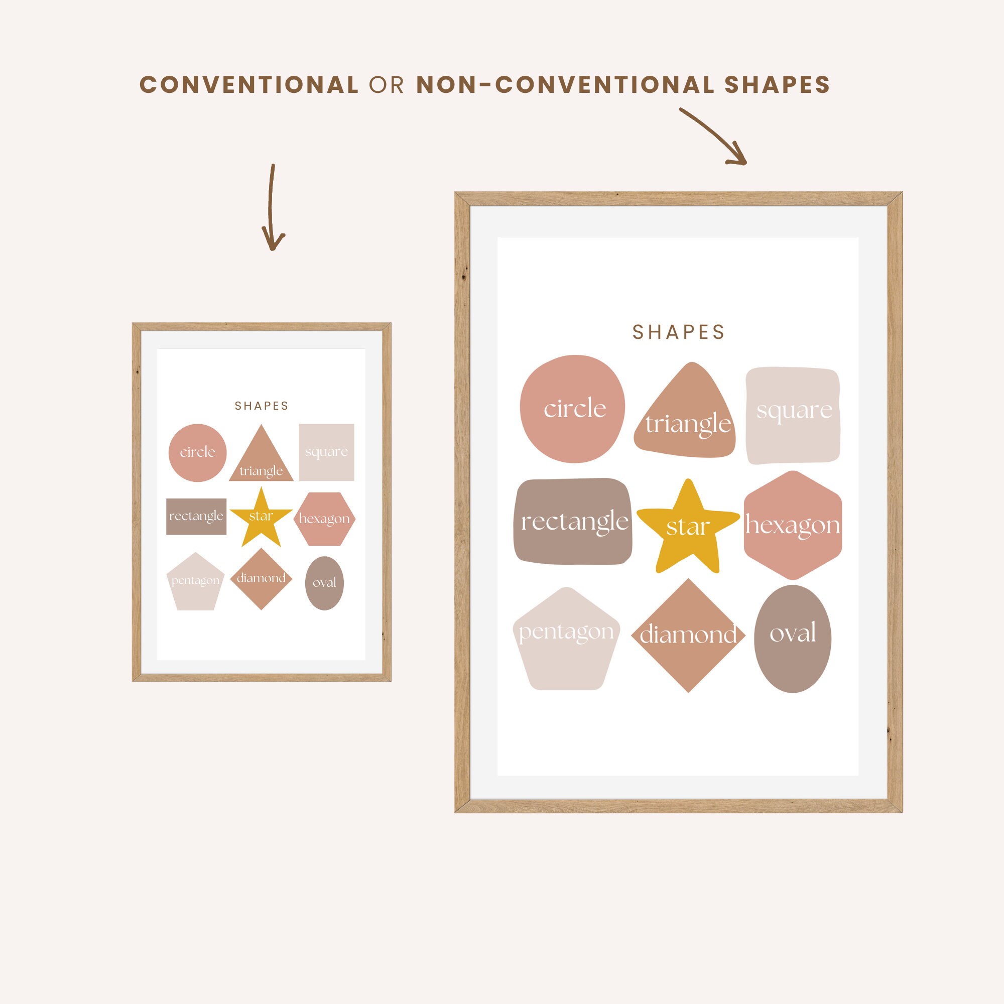 Educational Posters 9 Printables Homeschool Montessori Decor Neutral ...