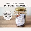 Scripture Jar Printable With Fruit of the Spirit, Praise Scriptures ...