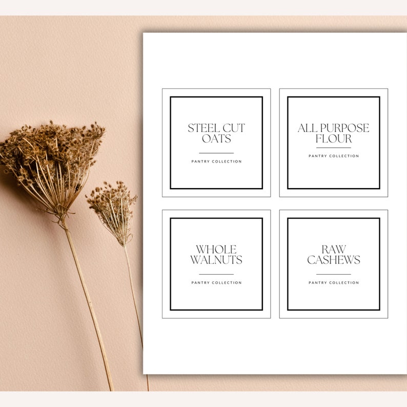 Editable Label Bundle for Home Organization 10 Label Sizes Printable ...