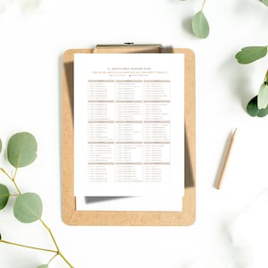 Bible Reading Tracker Traditional Bible Reading Plan 3-month Bible ...