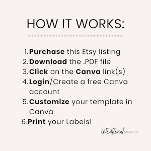 Editable Label Bundle for Home Organization| 11 Label Sizes| Printable ...