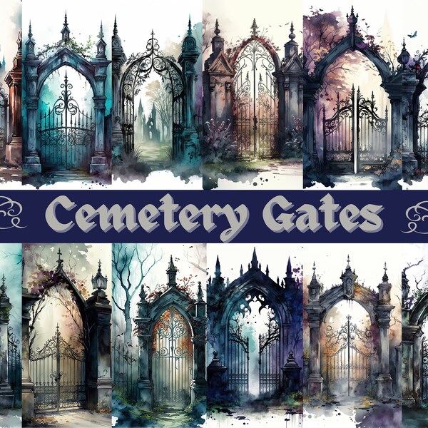Cemetery Gates - Etsy