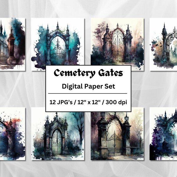 Cemetery Gates - Etsy
