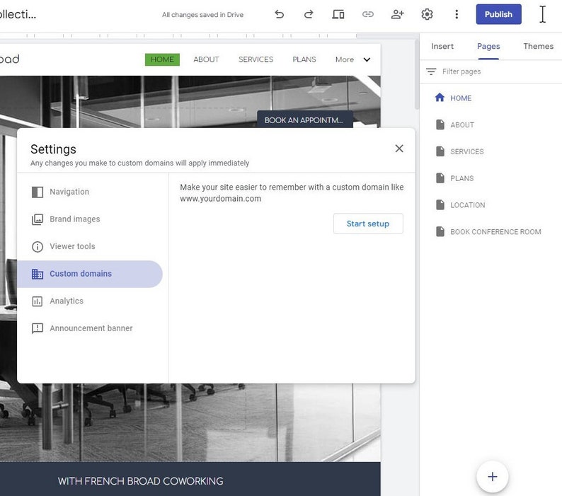 Google Site Template, Open Office Website Template, Web Site Design ...
